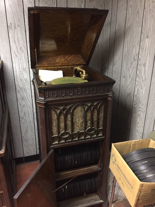 Highland Twp Edison Phonograph Antique Roll... starts on 12/1/2017