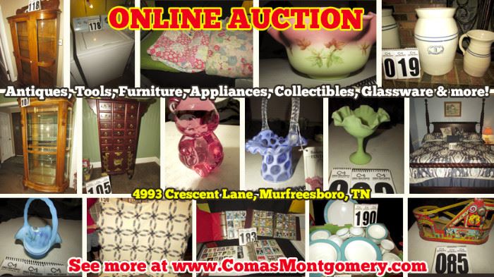 ONLINE AUCTION: Catalog #1: Antiques, Furniture,... starts on 12/18/2017