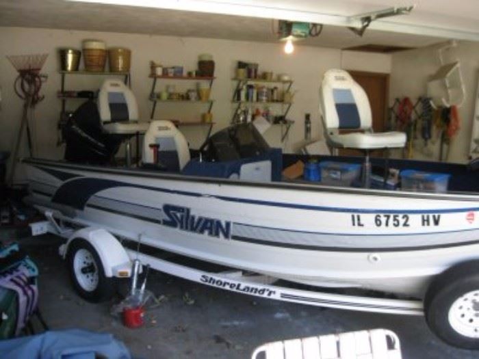 Rockford Estate Sale, Sylvan 16 ft. Troller,... starts on 6/8/2018
