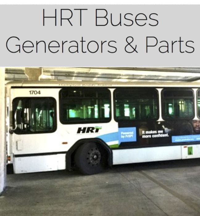 HRT Buses, Generators, & Parts Online Auction! starts on 11/23/2018