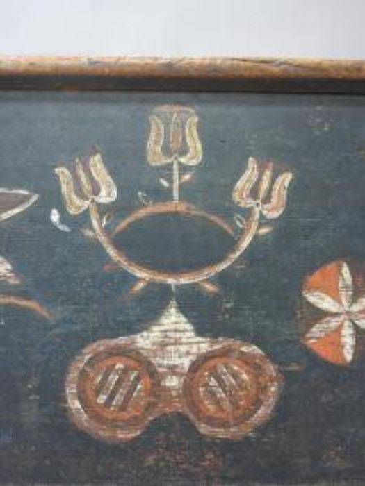 JOHANNES SPITLER PAINTED CHEST circa 1801-1806 starts on 12/27/2018
