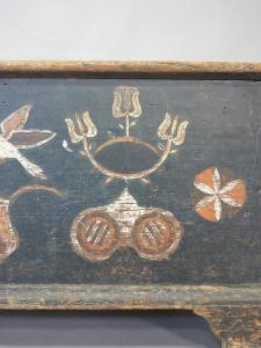 JOHANNES SPITLER PAINTED CHEST circa 1801-1806 starts on 12/27/2018
