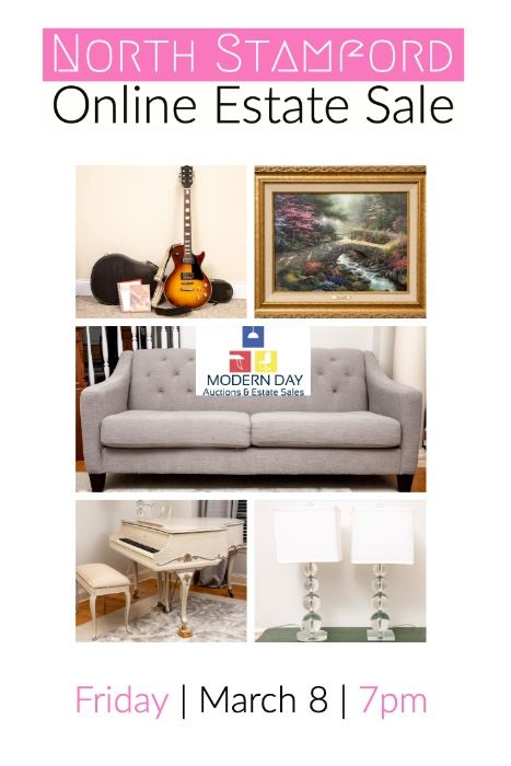 North Stamford Single Owner Online Estate Sale starts on 2/27/2019