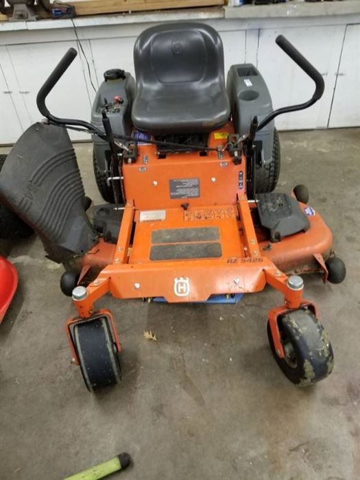 Husqvarna RZ5426 (54) 26HP Kohler Zero Turn... starts on 1/25/2020