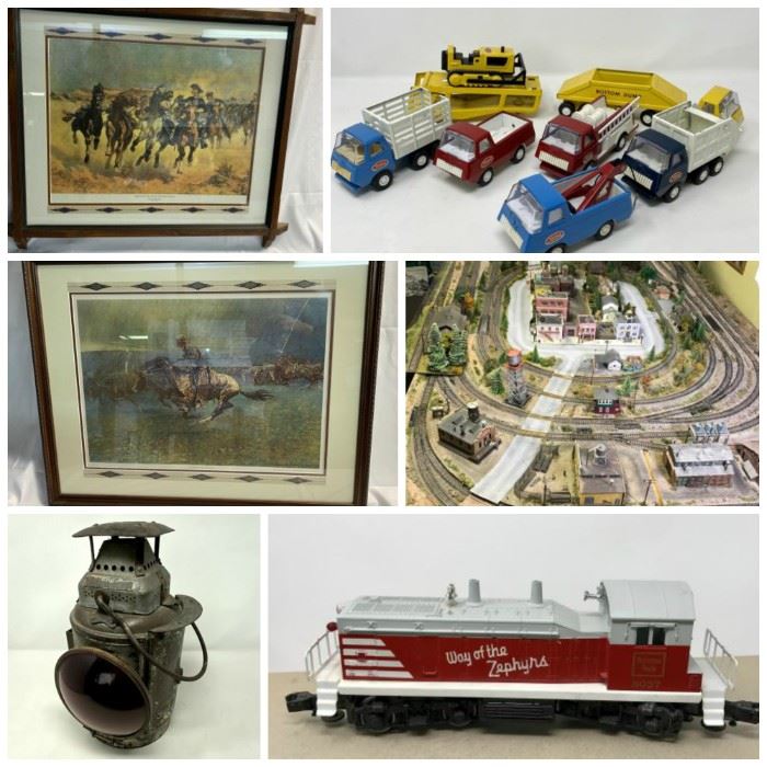Vintage Tonka, Advertising Trains and Toys-... starts on 2/10/2020