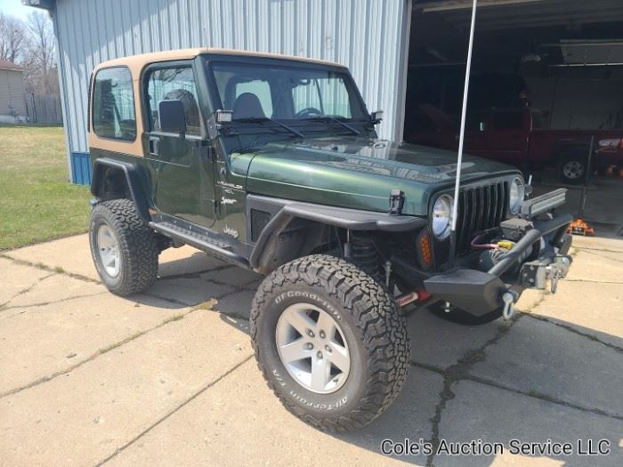BOBCAT LOADER, TRUCKS, JEEP WRANGLER, TOOLS,... starts on 4/10/2021