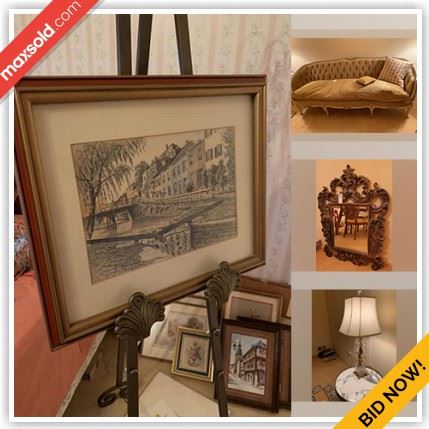Mclean Moving Online Auction - Bridle Path Lane starts on 1/10/2022