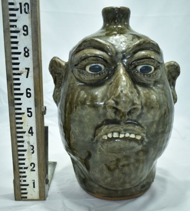 Southern Pottery, Face Jugs, Ship Bells,... starts on 1/17/2022