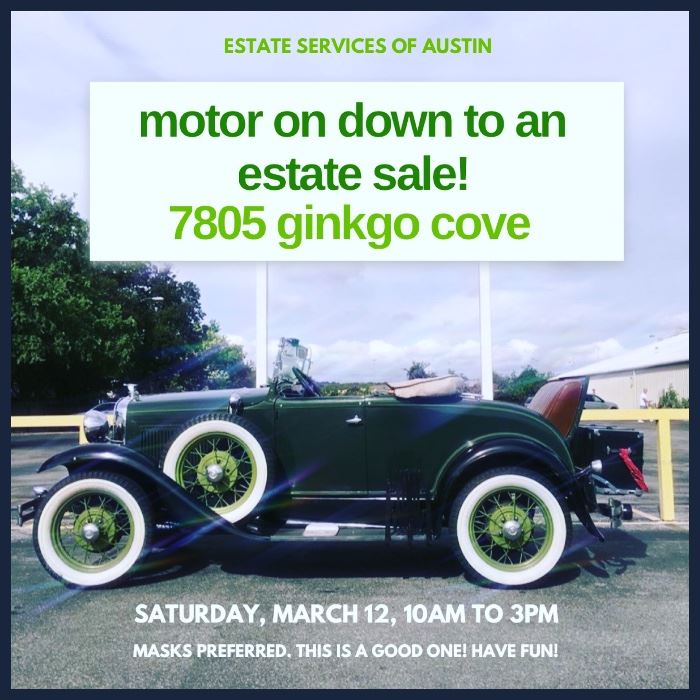 Fun Estate Sale! In Jester Estates! Saturday! starts on 3/12/2022