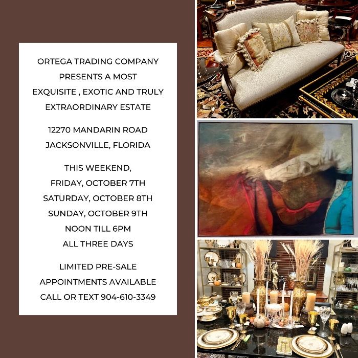 Ortega Trading Company Presents an Exquisite... starts on 10/7/2022