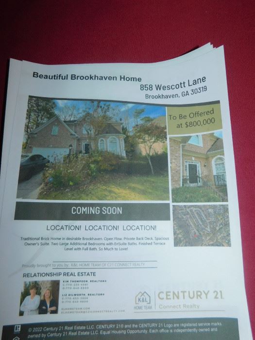 75% OFF MONDAY DISCOUNTS AT BROOKHAVEN ESTATE SALE starts on 11/19/2022