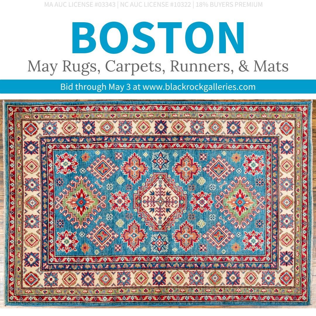 BOSTON MAY RUGS, CARPETS, RUNNERS, & MATS starts on 4/23/2023