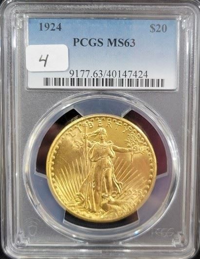 GOLD COIN ONLINE ONLY AUCTION in Knoxville, TN starts on 5/2/2023