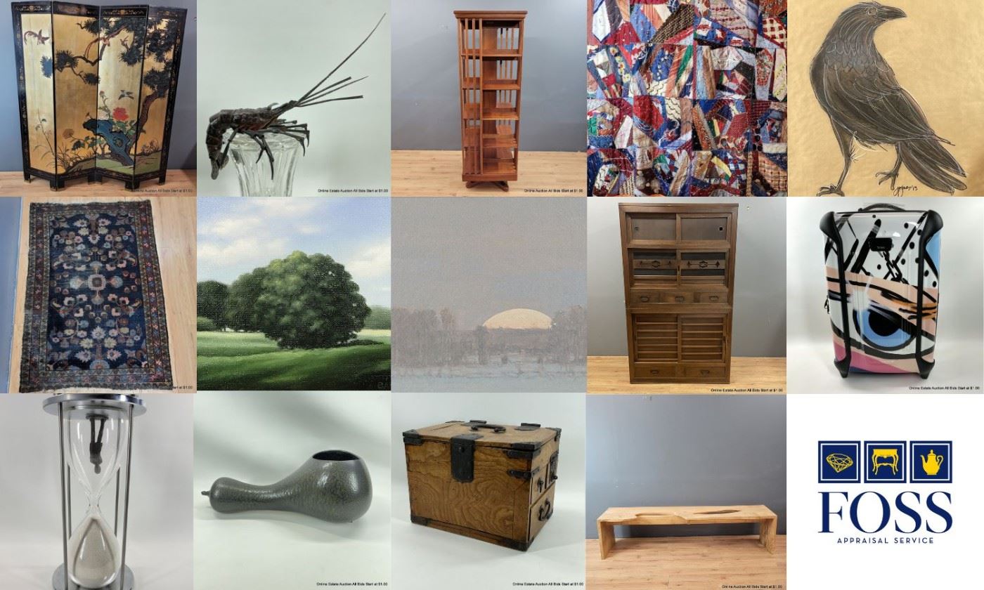 Seattle Online Estate Auction: Fine Art,... starts on 5/9/2023
