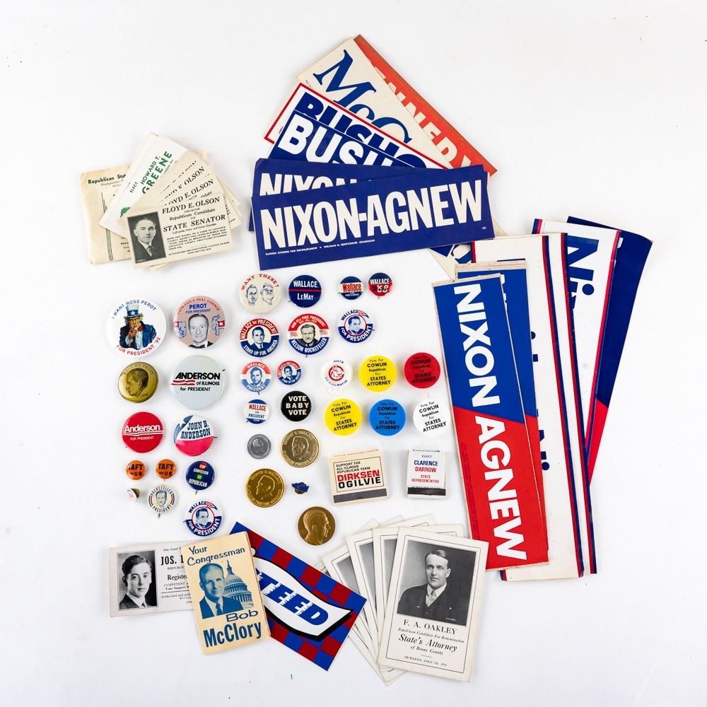 Political Memorabilia in Union, IL starts on 5/5/2023