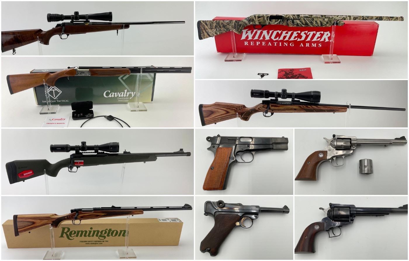 200+GUNS-MANY NEW-IN-BOX-FIREARMS/RIFLES/HANDGUNS,... starts on 5/24/2023