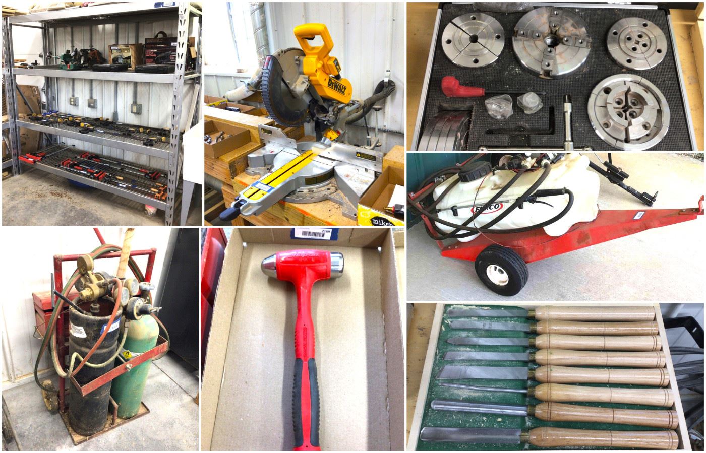 LOADS of WOODWORKING SHOP TOOLS AND MORE! starts on 6/8/2023