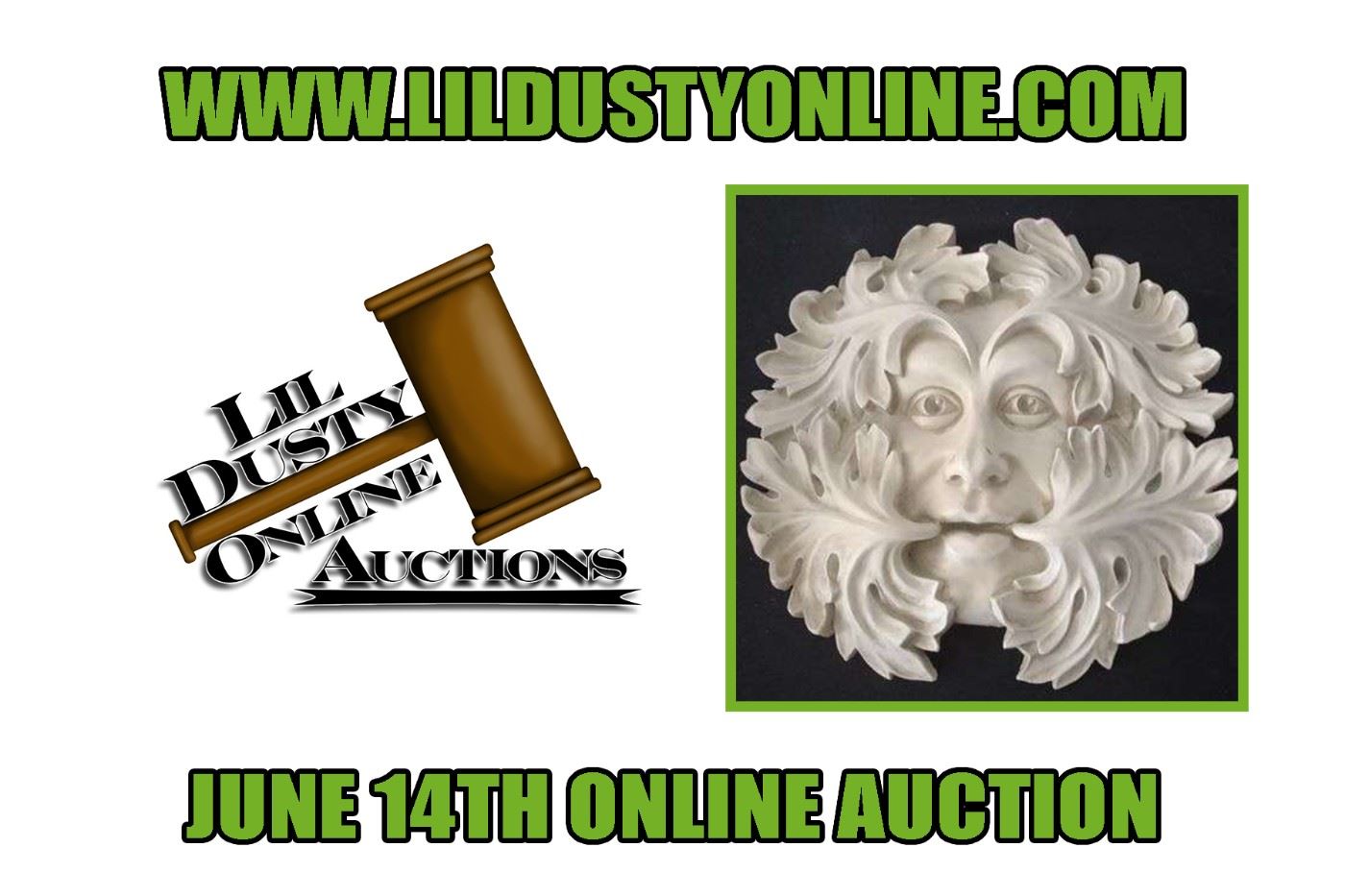 June 14th, 2023, Online Auction Pickup In... starts on 6/11/2023