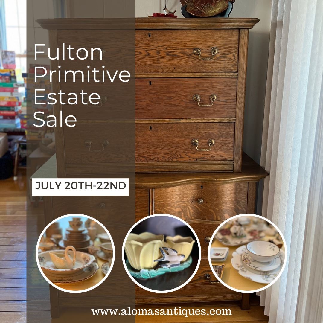 SUN 75% off-Fulton Primitive Estate Sale... starts on 7/20/2023