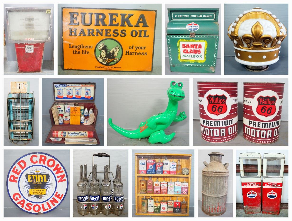 Petroliana And Gas Station Collectibles Cornerston... starts on 7/5/2023