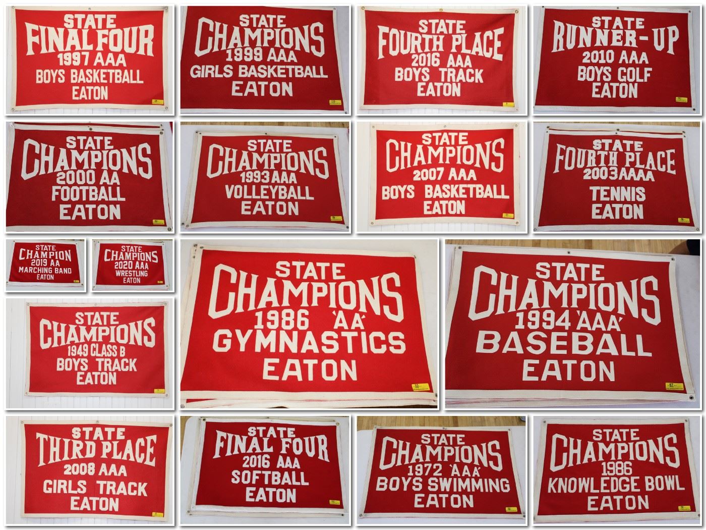 Eaton, Colorado Schools Historic Banners... starts on 7/4/2023