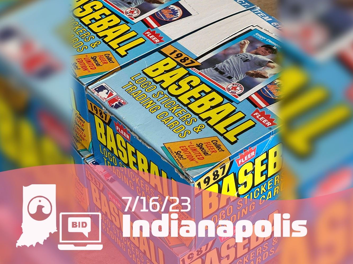 Indianapolis Vintage Sports Auction: Cards,... starts on 7/11/2023