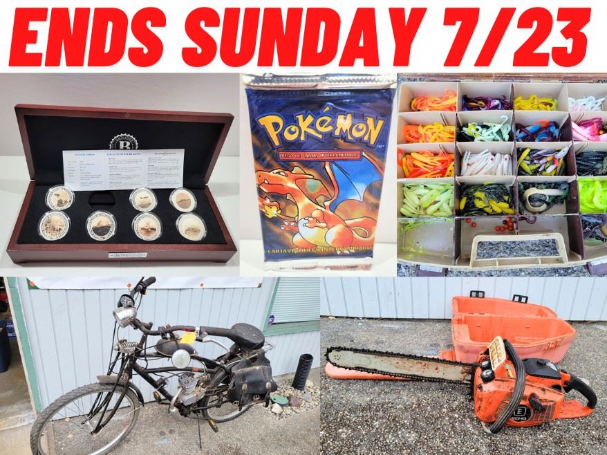 July 23rd Auction - Cards, Collectibles,... starts on 7/16/2023
