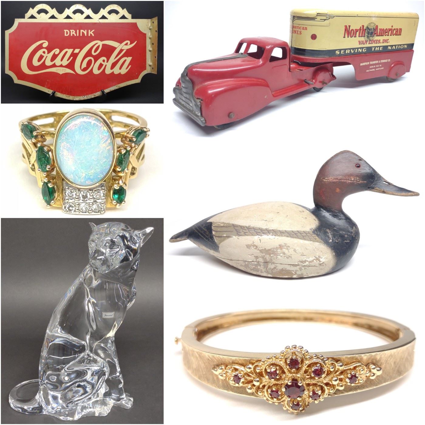 Antiques Jewelry & Toys Online Auction - Ends 8/12 starts on 8/4/2023