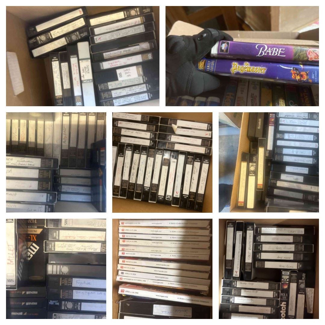 Classic VHS recordings and VHS classics-... starts on 8/8/2023