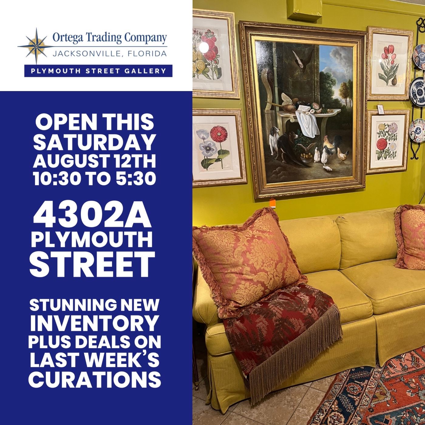 Ortega Trading Company at The Plymouth Street... starts on 8/12/2023