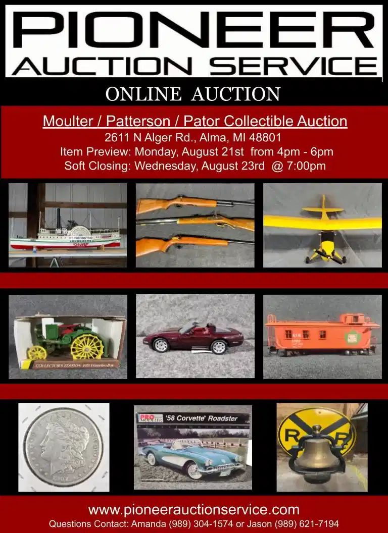 Moulter / Patterson / Pater Collection Auction starts on 8/17/2023