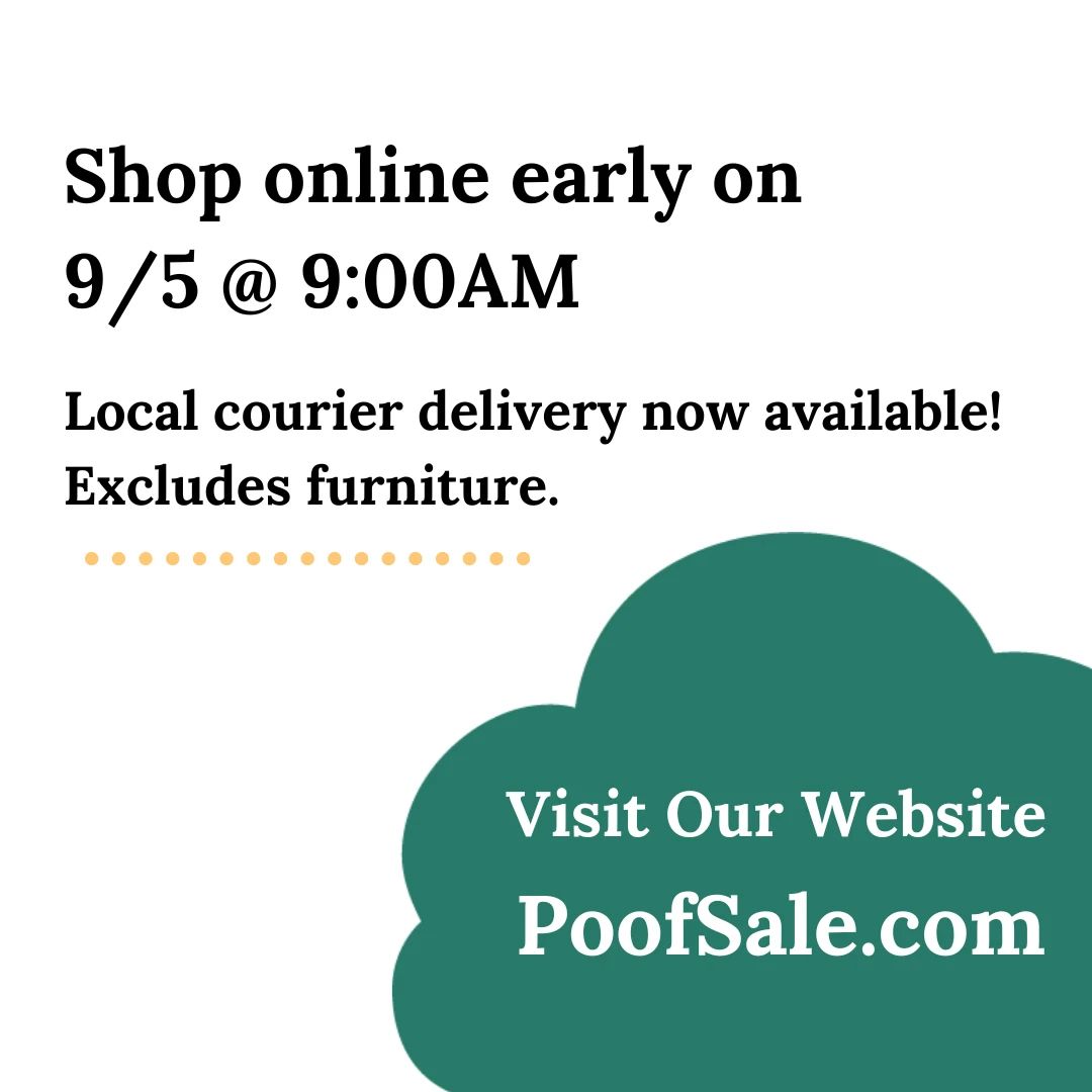 50% OFF SHOP ONLINE NOW Poof! Modern Paul... starts on 9/5/2023