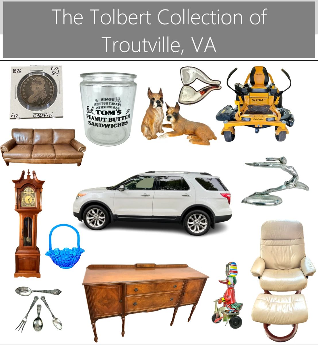 The Tolbert Collection of Troutville, VA starts on 10/24/2023