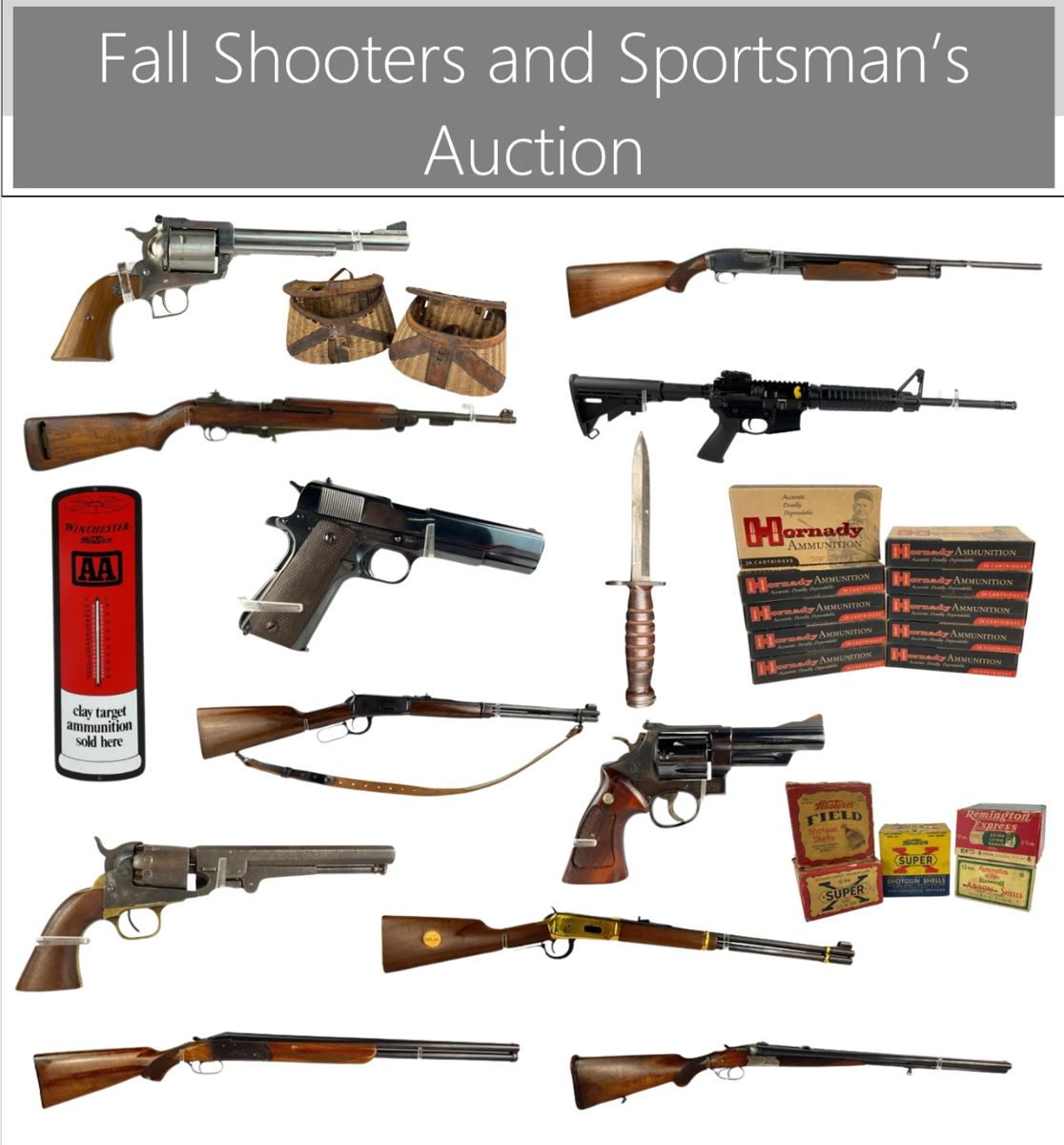 Fall Shooters and Sportsman's Auction starts on 10/25/2023