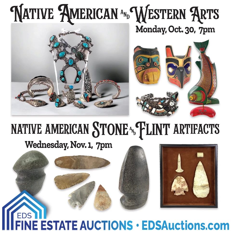 Weds Nov. 1 Native American Stone & Flint... starts on 10/26/2023