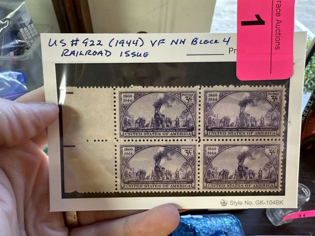 TUE WKLY #1 STAMPS, COLLECTIBLES, AIR JORDANS,... starts on 11/2/2023