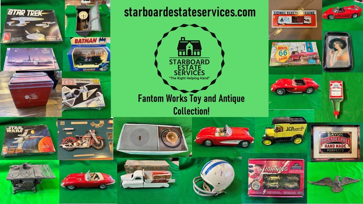 Fantom Works Toy and Collection Auction starts on 11/8/2023