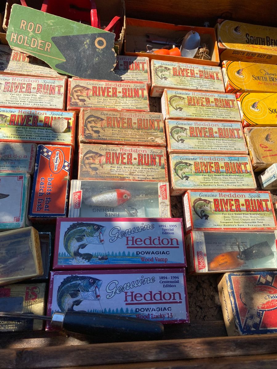 HUGE MASSIVE FISHING ESTATE REELS- LURES-... starts on 11/10/2023