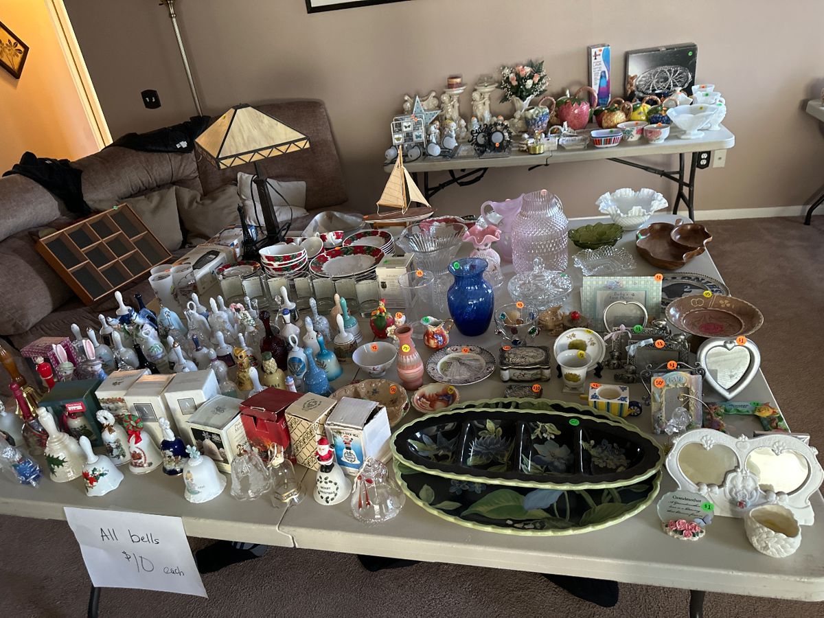 Huge estate sale, many vintage items starts on 11/17/2023