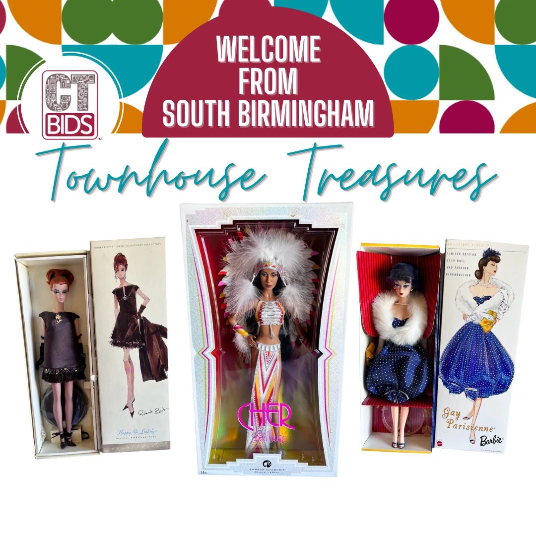 Townhouse Treasures Online Auction with CTBIDS starts on 12/10/2023