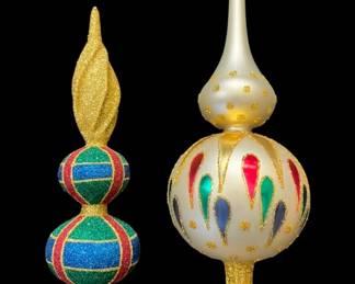 FLAWLESS Christopher Radko Ornaments, Finials... starts on 12/17/2023
