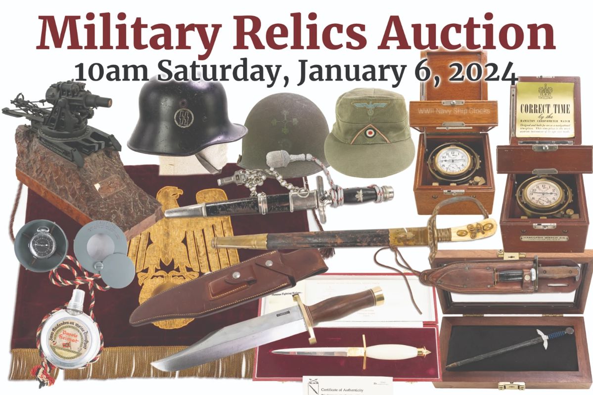 Military, Old West, & Native American Auction starts on 1/6/2024