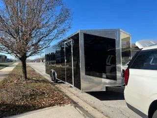 24' NEW enclosed trailer & estate finds. starts on 12/26/2023