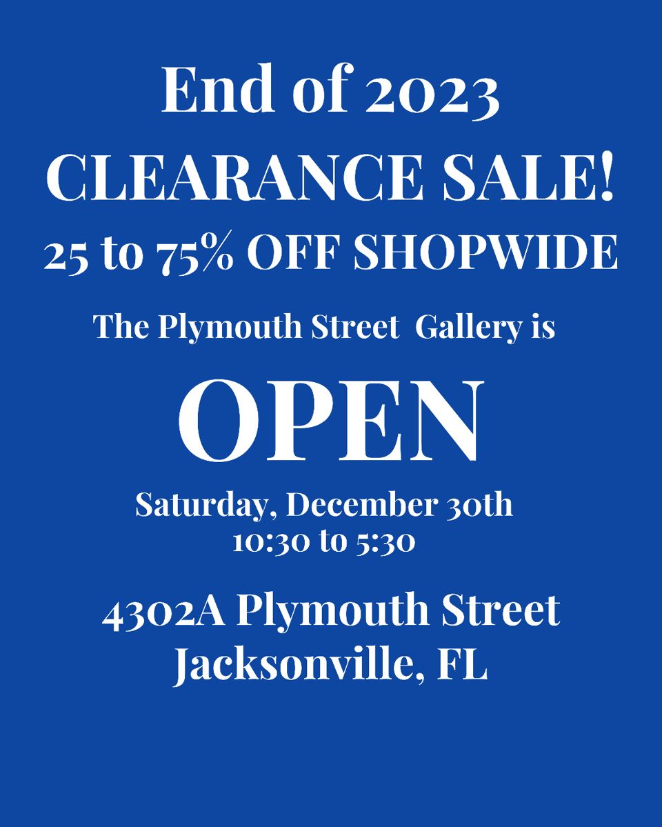 ORTEGA TRADING COMPANY’S PLYMOUTH ST. GALLERY... starts on 12/30/2023