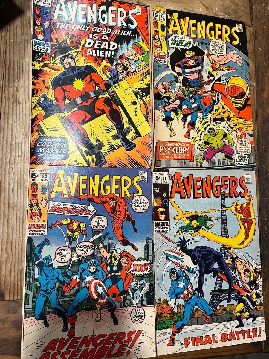 Hundreds of 60's/70's Comic Books, a Vintage... starts on 1/12/2024