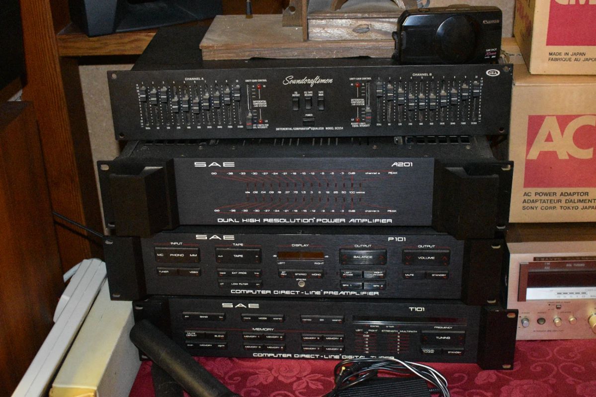 Gardena CA Sony RTR, SAE A201 P101 T101, Soundcraftsmen EQ, Sanyo receiver | Audiokarma Home ...