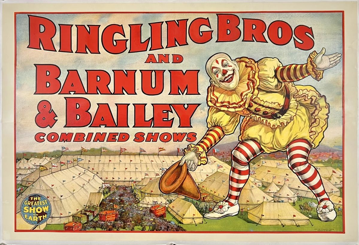 CIRCUS MEMORABILIA MEGA-AUCTION in Sarasota, FL starts on 2/17/2024