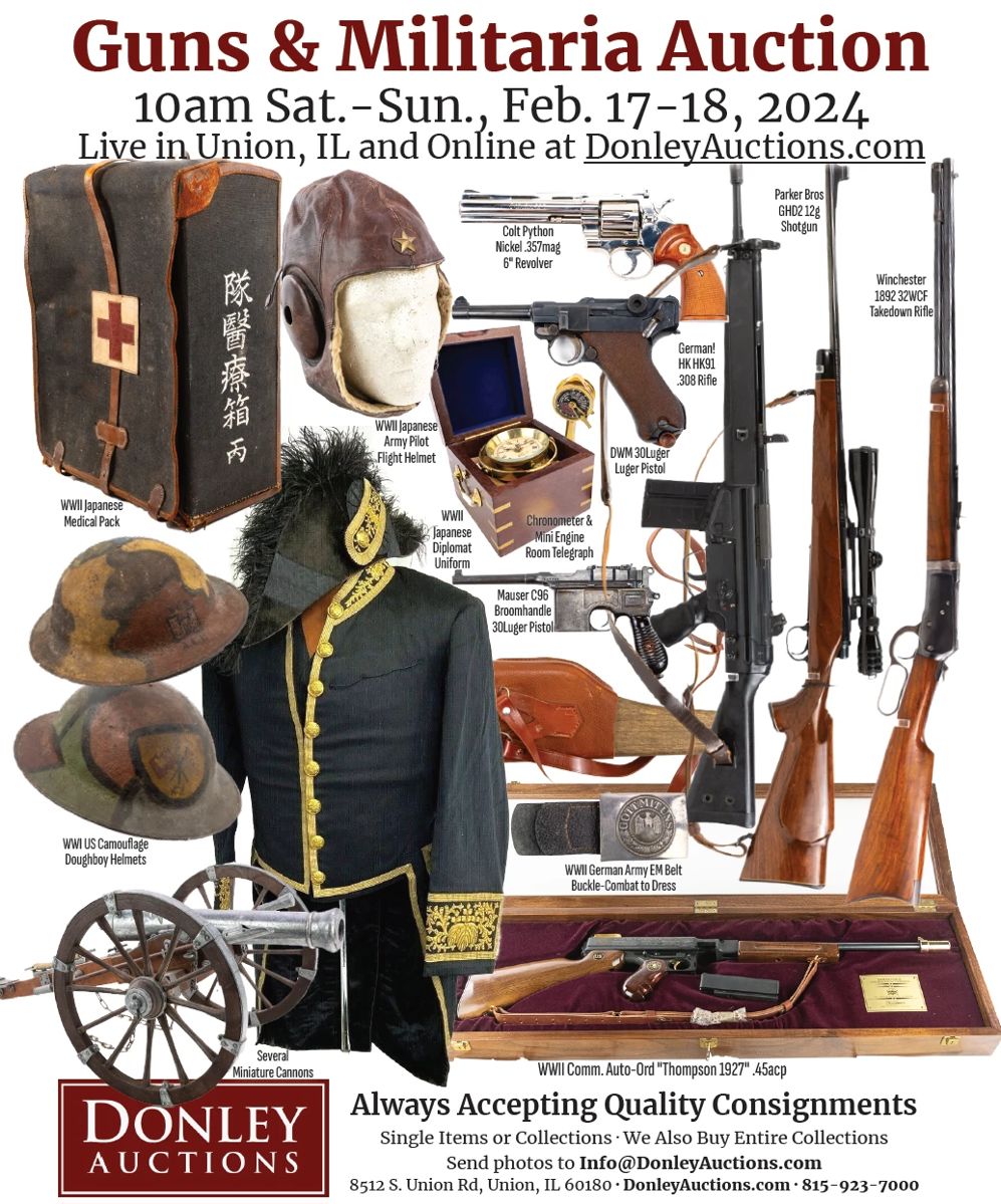 Guns & Militaria Auction in Union, IL starts on 2/17/2024