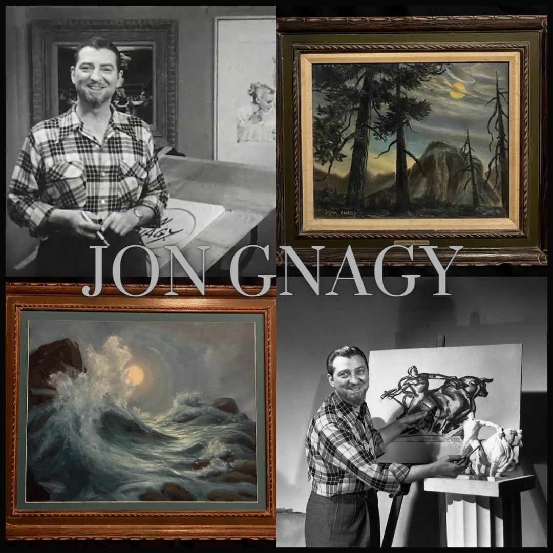 RARE Jon Gnagy ART Online Estate Sale! Begins... starts on 2/1/2024