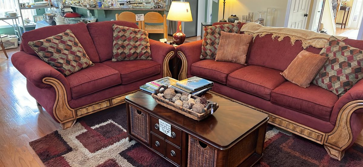 50% OFF Saturday! Red Couch Set, Queen Sleep#... starts on 2/22/2024